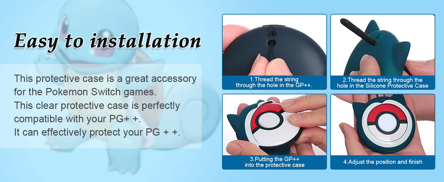 Dobe Silicone Protective Case For Pokemon Go Plus+ (Blue) (TNS-3115 ...
