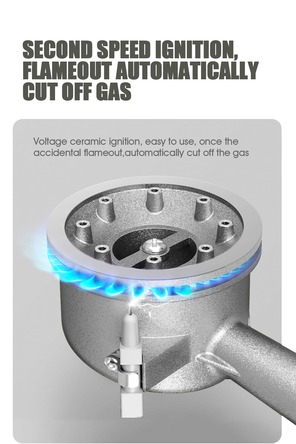 Portable Butane Gas Stove Mini Camping Stove Burner Box Outdoor Picnic ...