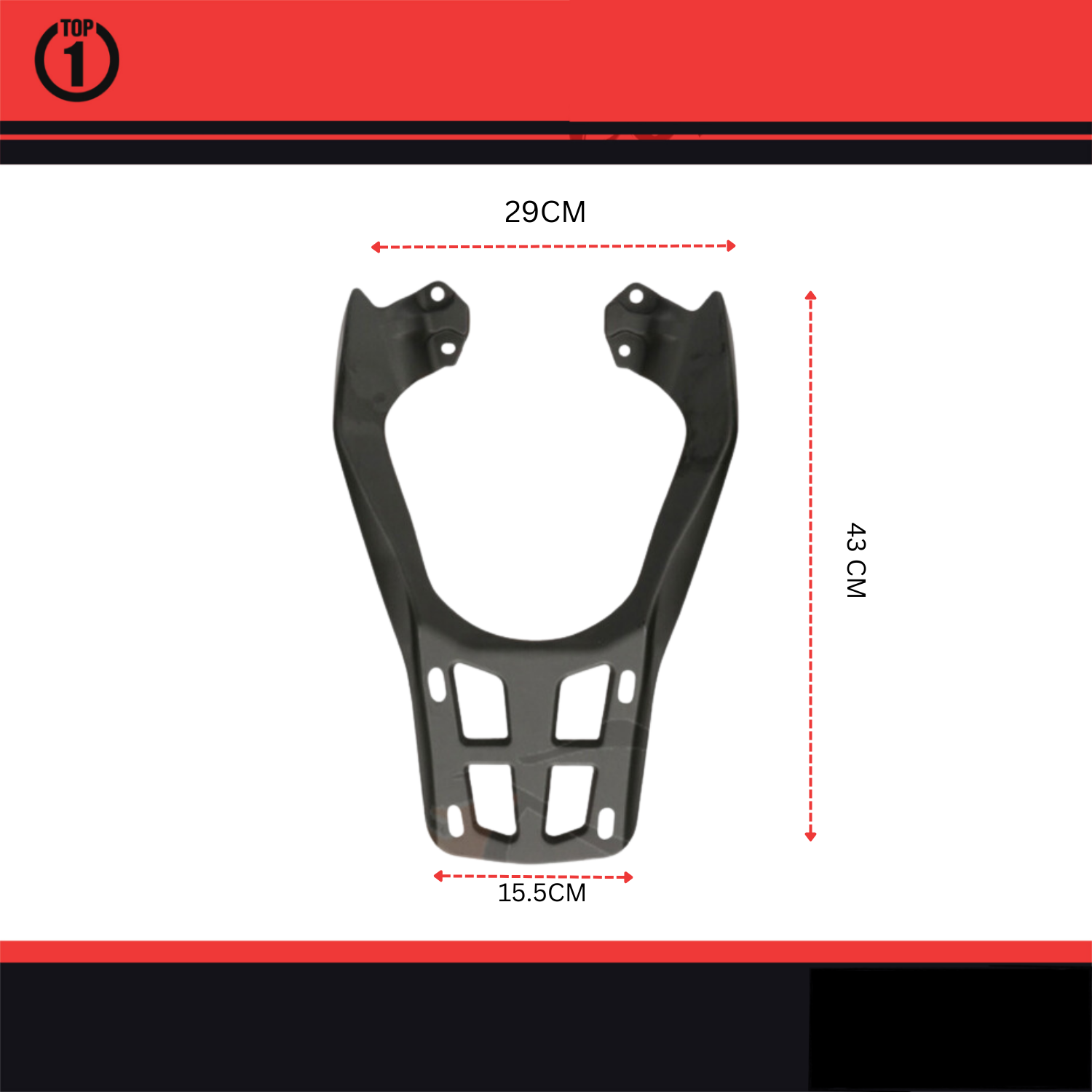 Top1 Motors YAMAHA Mio Soul i 125 Falcon Bracket Top Box Bracket Grab ...
