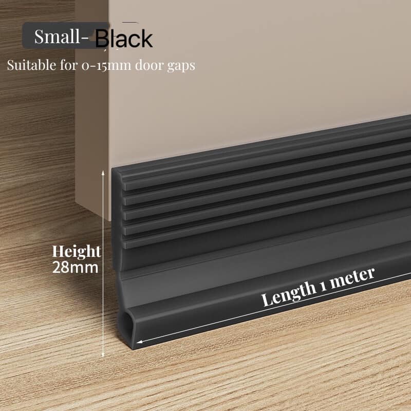 1pc Seal Strip Door Bottom Gap Silicone Rubber Door Draft Strip Stopper ...