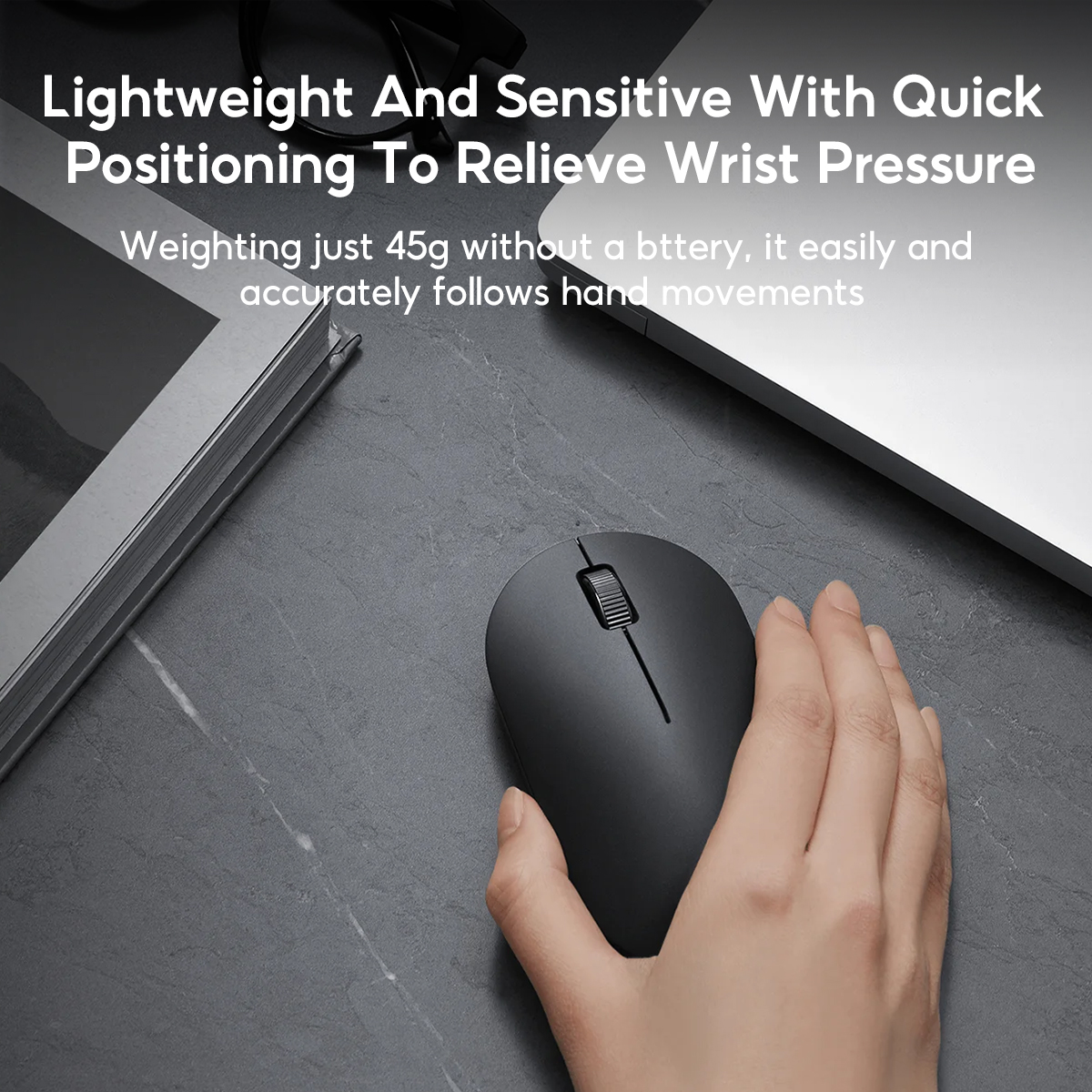 Xiaomi Wireless Mouse Lite 2 45g Lightweight 2.4GHz Wireless Connection ...