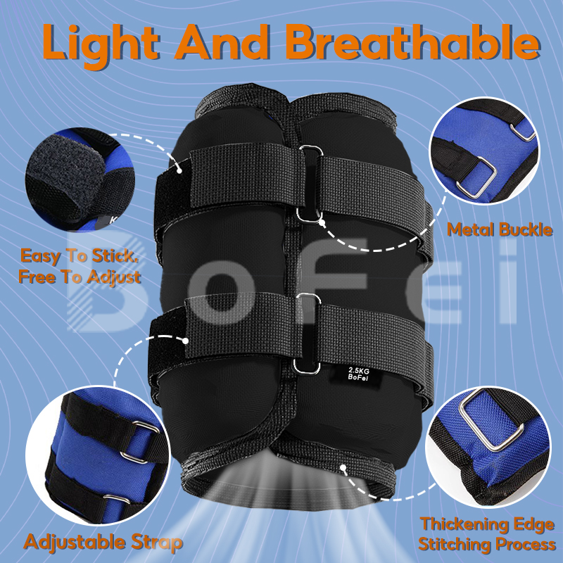 (Pair) Set Leg Ankle Weights 1~6 KG 8~10 Wrist Iron For Adjustable ...