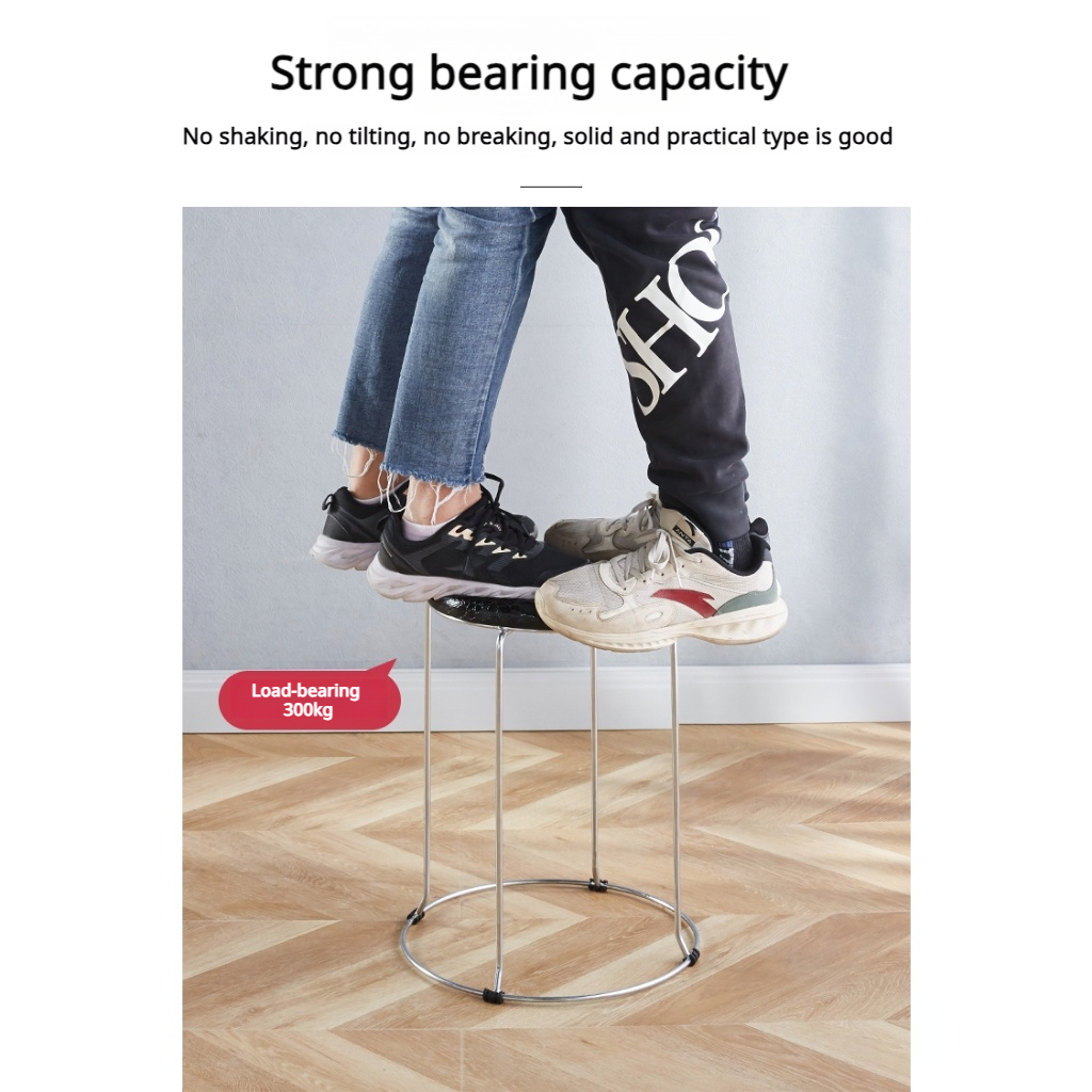 Stacked Household Round Stools Dining Chair | Shopee Philippines