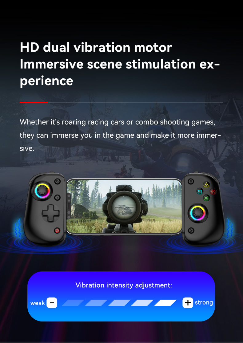 D8 Pro Bluetooth Multi-platform Support Wireless Gaming Controller with ...