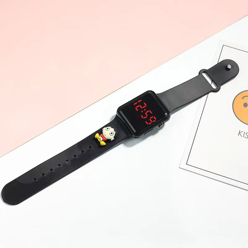 Cartoon Led Wristwatch For Kids Silicone Strap Bracelet Sports Watch ...