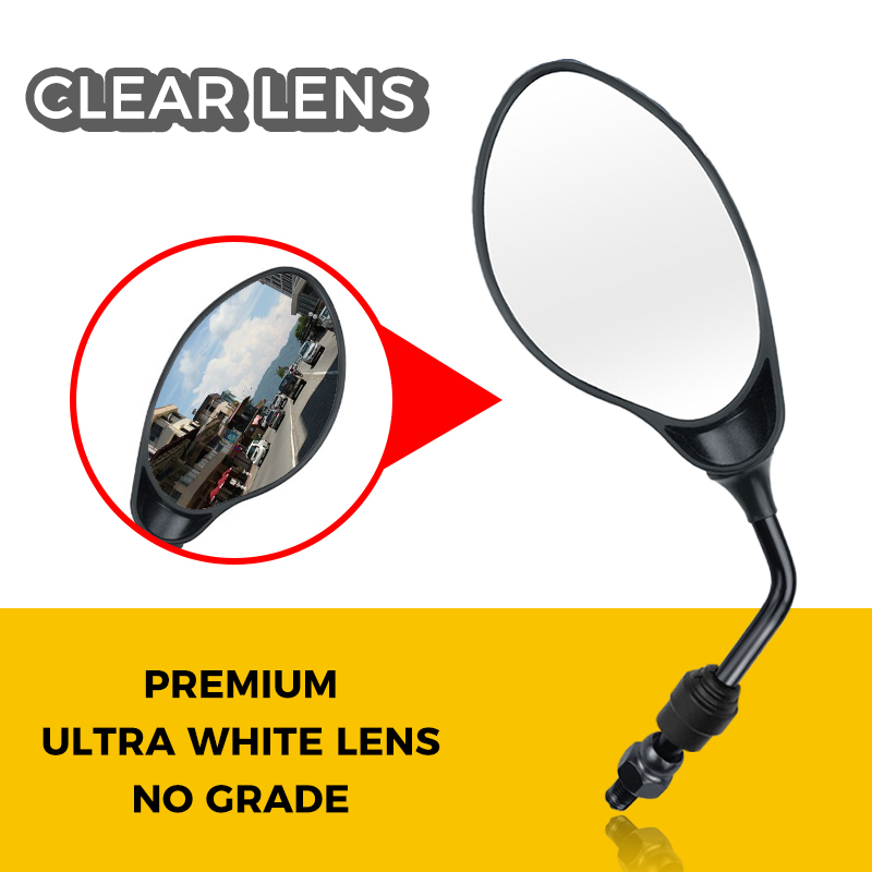 YAMAHA Side Mirror for Motorcycle Genuine Y125zr/ Mio Ultra HD Wide ...
