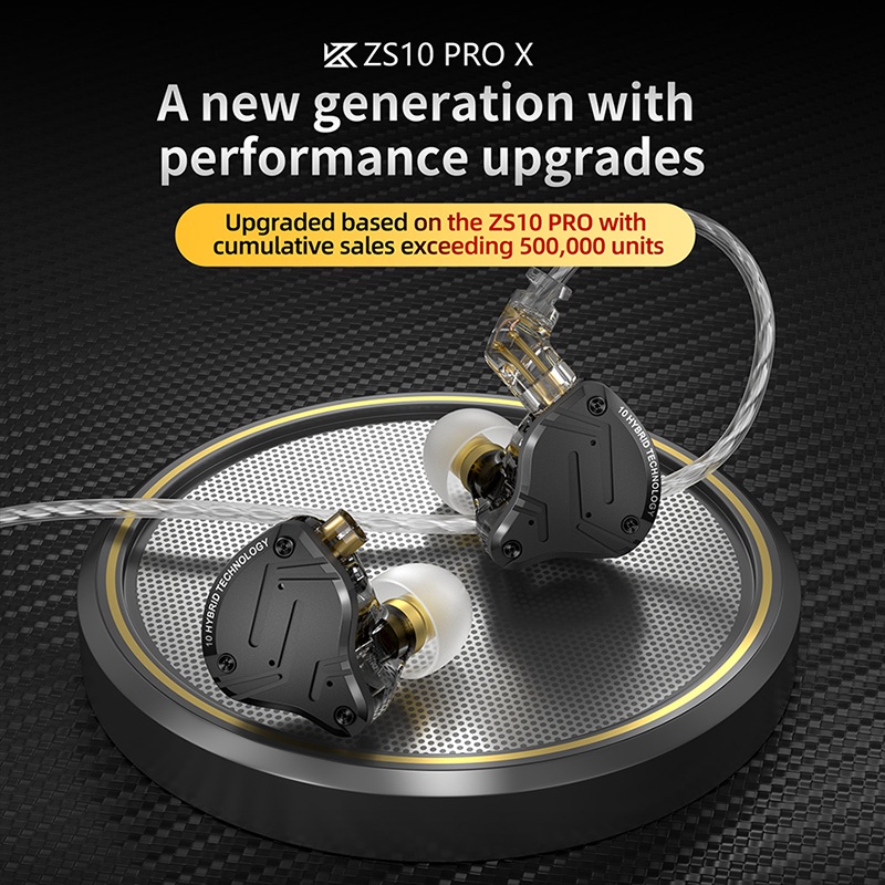 KZ x HBB PR2 Headphones in Ear Monitor Earphone 13.2mm Planar and KZ ...