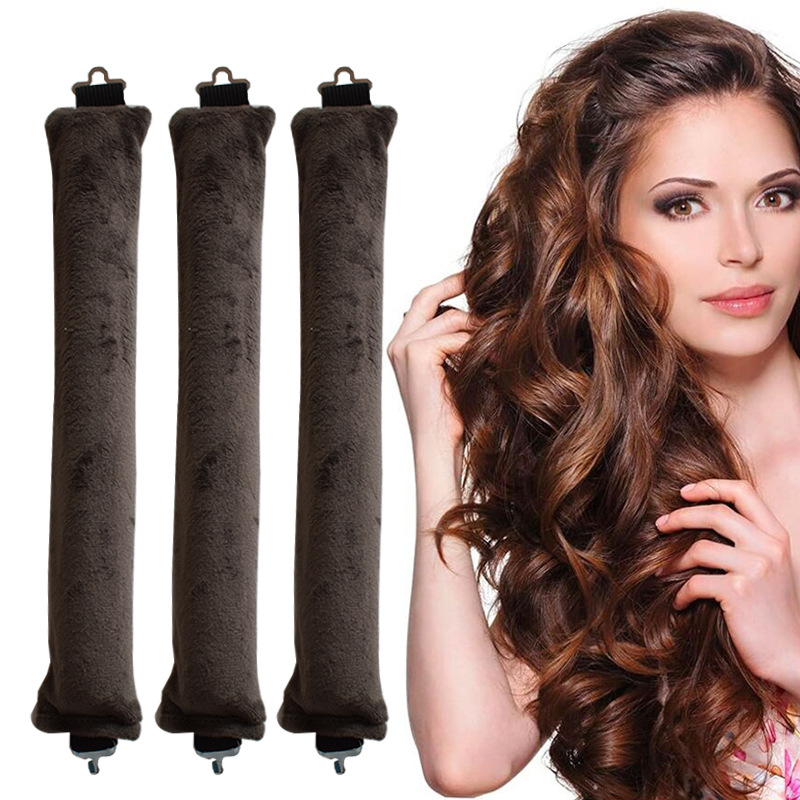 Heatless Hair Curling Sticks 3 Pcs Long Hair Styling Tools DIY Wave ...