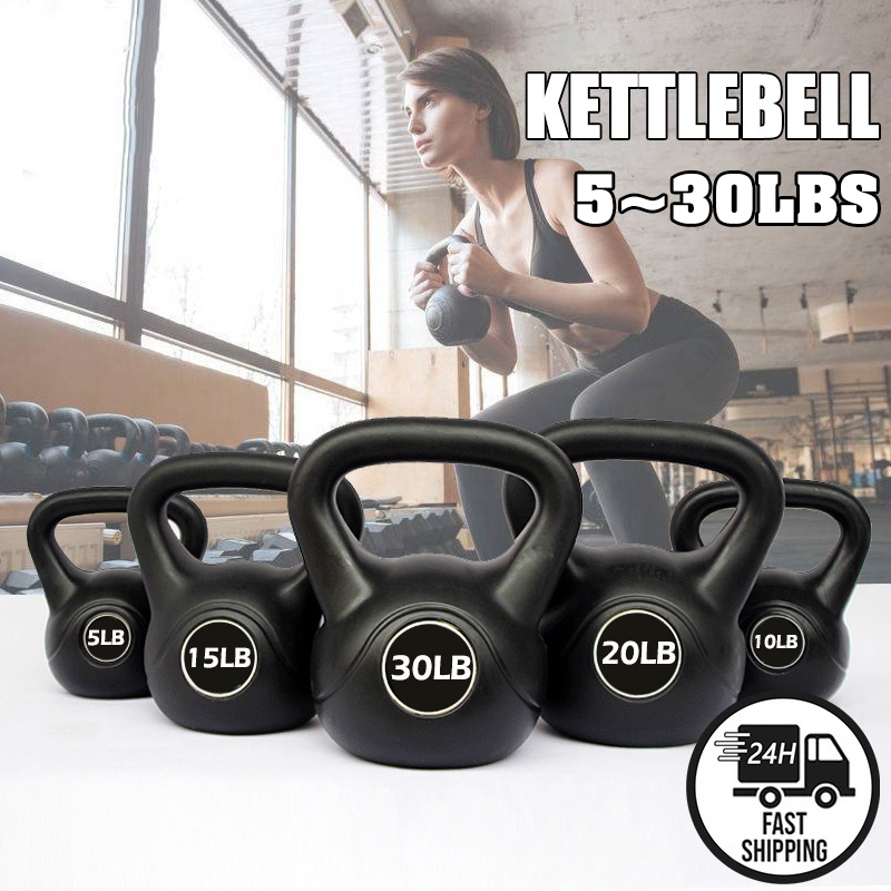 Kettlebell Set Portable 5LB/10LB/15LB/20LB/25LB/30LB Workout Equipment ...