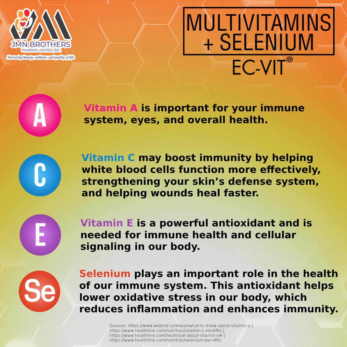 Ec Vit Multivitamins Selenium With Pouch Shopee Philippines