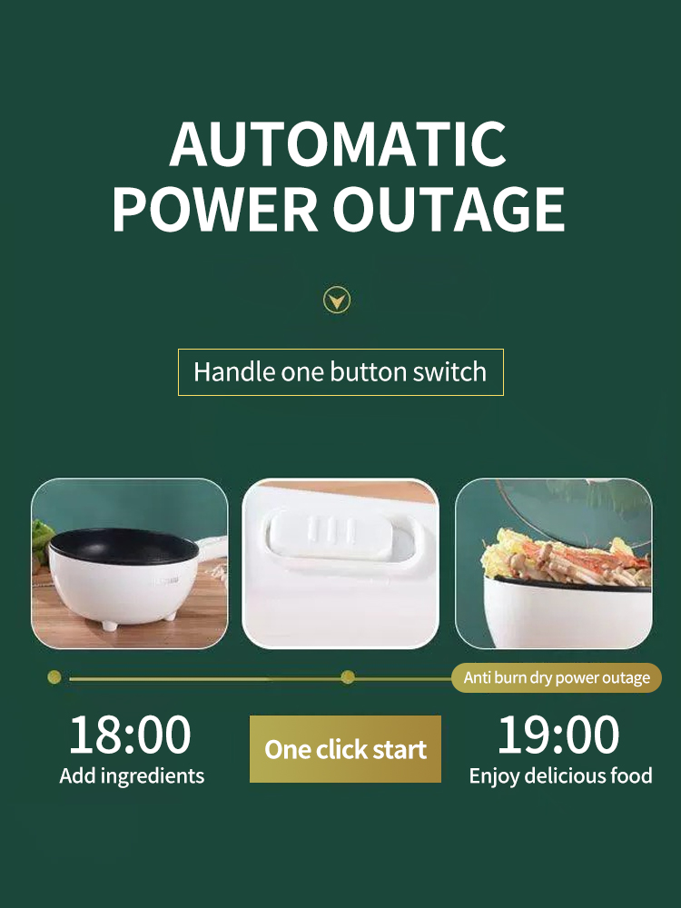 ICON 4L Electric frying Pan Multilayer Layer Cooker Rice Cooker Non ...