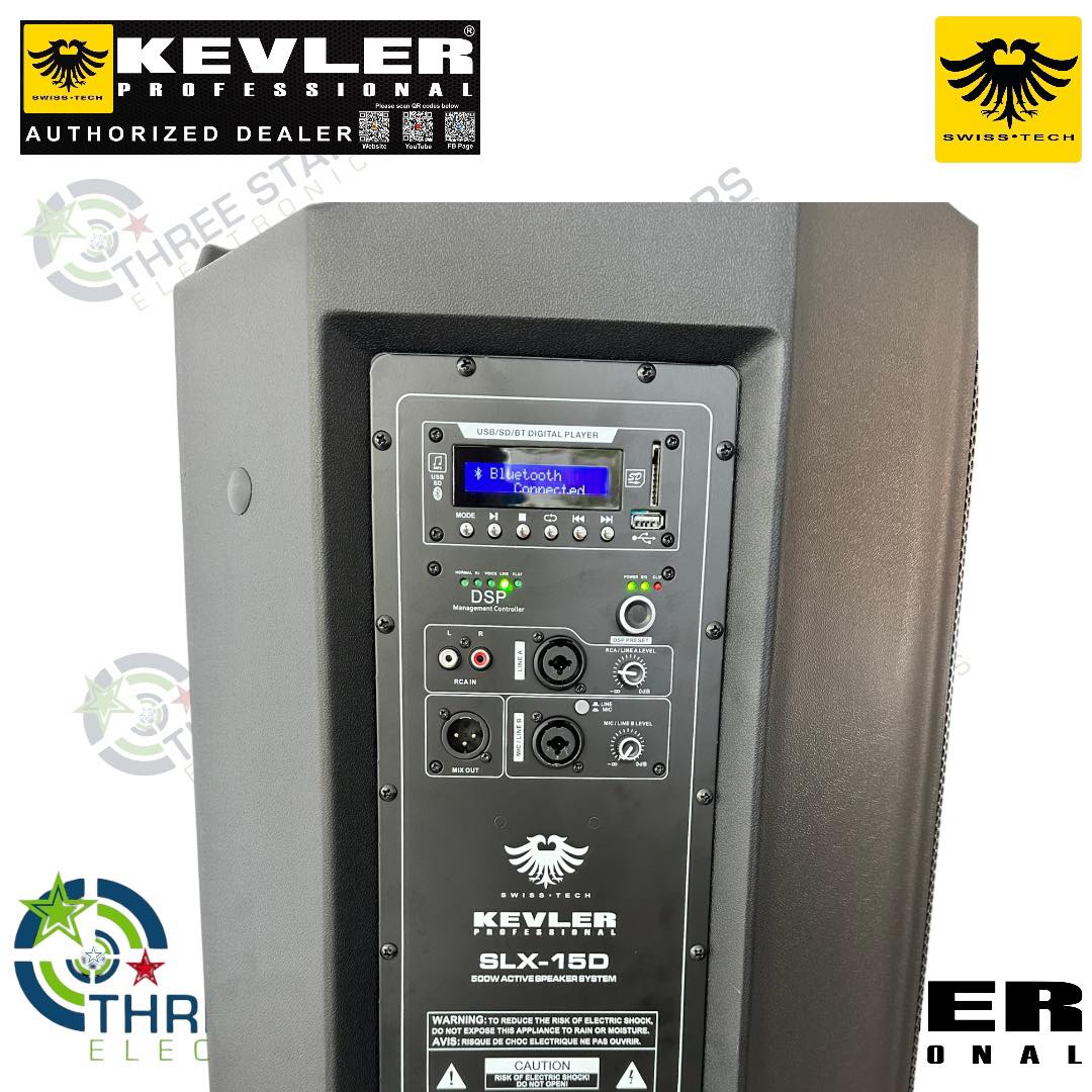 Kevler Professional SLX 15D 15 inch Active Speaker System Class D 500W Amplifier | Shopee ...