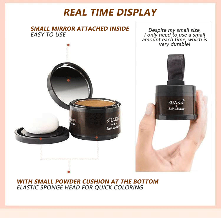 SUAKE Hairline Powder Hair Shadow Powder Shading Filling Forehead White ...