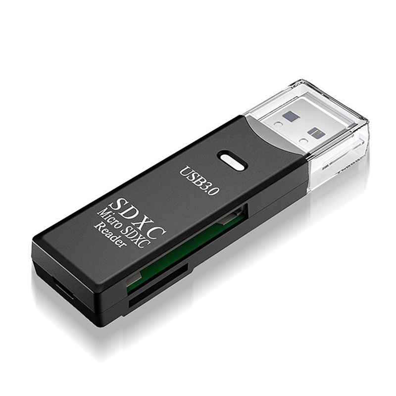 Popcorn 2 In 1 Usb 3.0 Card Reader Flash Memory Card 2 Slots For TF SD ...