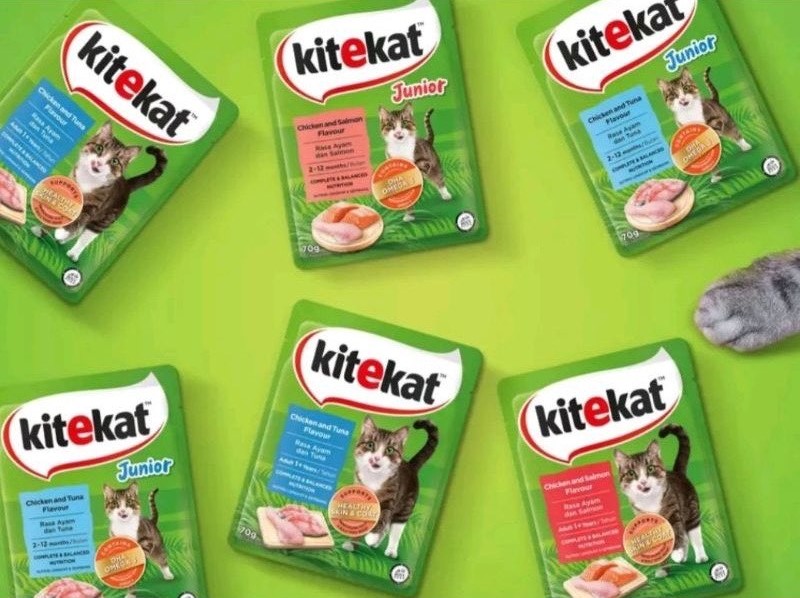 All Stages Adult Kitten 70g Kitekat Cat Wet Food Cats Snack Pouch ...