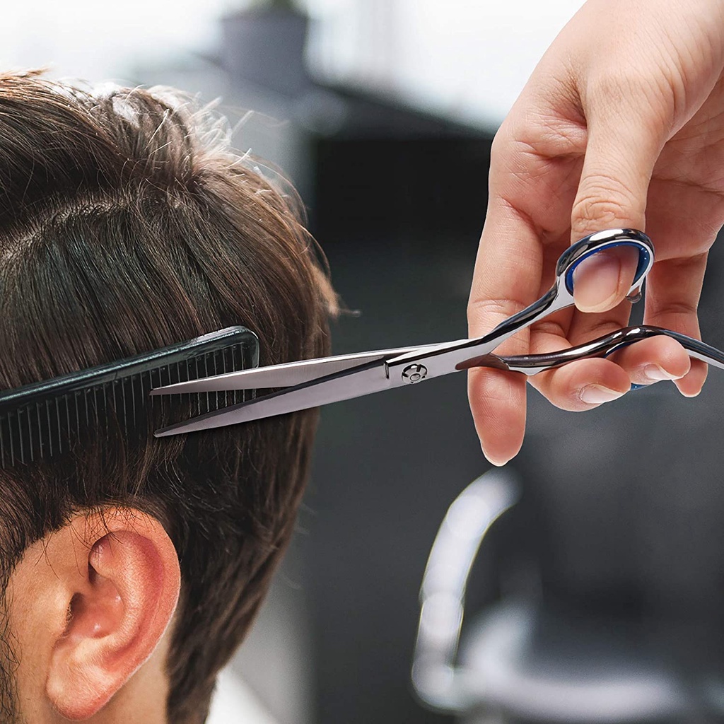 Grooming Scissors Kit 10 Pcs Barber Scissors Hair Cut Salon ...