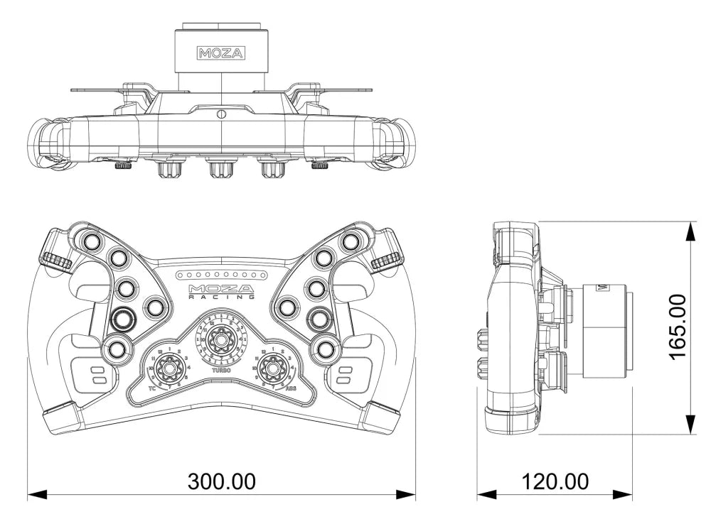 Moza KS Formula Steering Wheel (RS047) | Shopee Philippines