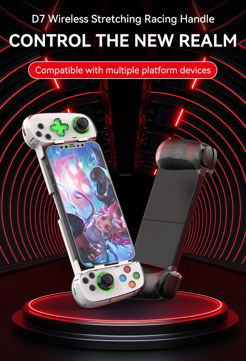 Sunsonic D7 Telescopic Mobile Phone Bluetooth Game Controller For ...