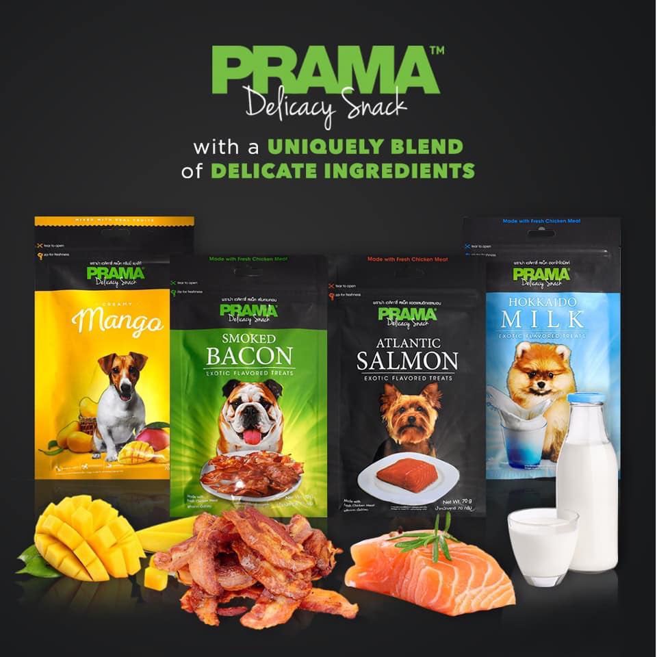 All Stages Adult Puppy Prama Delicacy Dog Treats 70g Dog Essentials 24/ ...