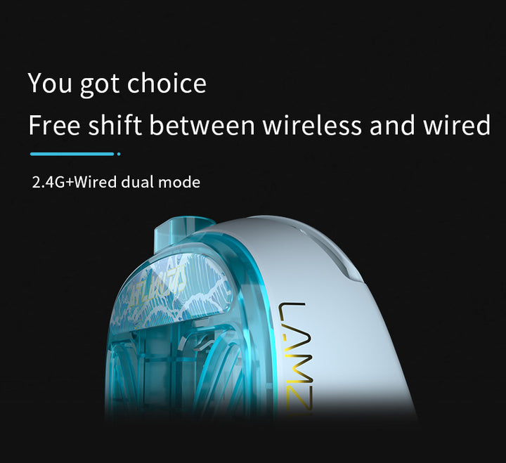 Lamzu Atlantis Mini Pro Superlight Wireless Gaming Mouse (Polar White ...