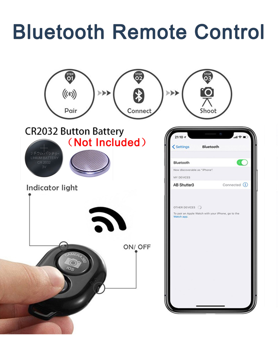 Vlogging Kit With Light+Microphone+Tripod+Shutter Smartphone Camera ...