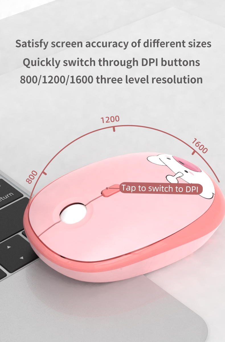 MOFii GEEZER M2 USB Receiver Wireless Silent Mouse Original Bear ...