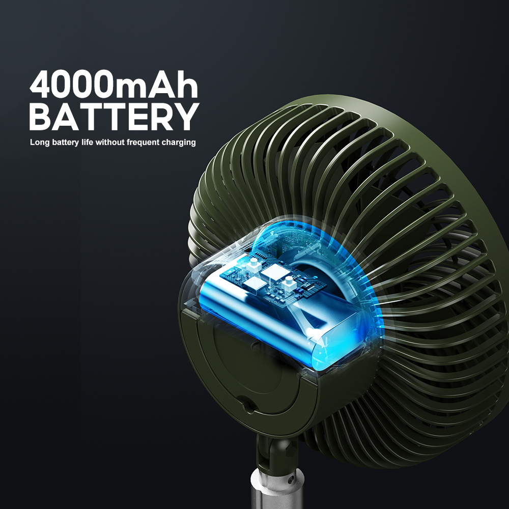 TYLEX XM59 Portable Mini Fan | 360 Adjustable | 3 Wind Speed | Low ...