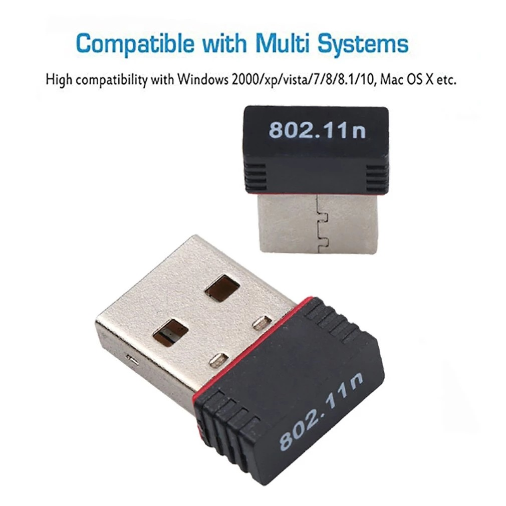 GSE USB 2.0 Wireless WiFi Adapter Dongle 300mbps 802.11n Mini WiFi Hotspot Fast Speed Lan Card ...