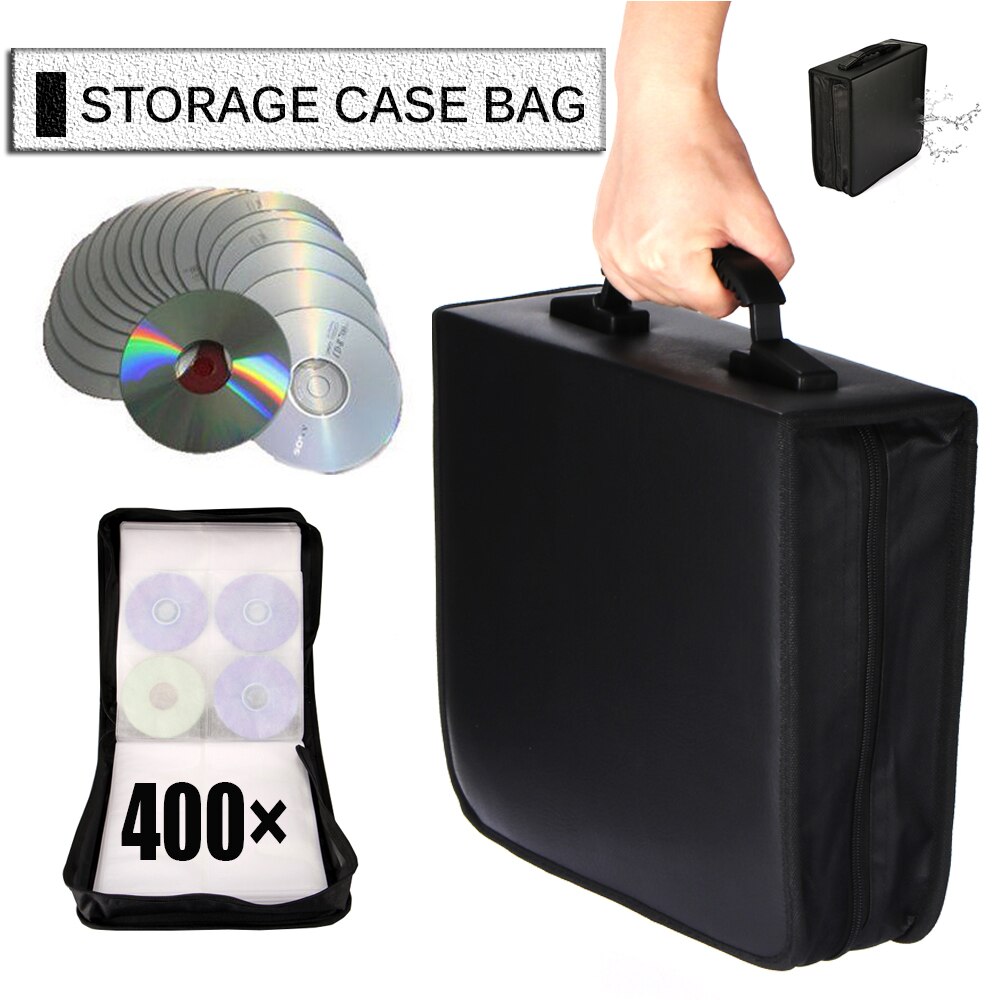 CD DVD Case Holder Organizer Game Disc Wallet Holder DVD Storage Bag ...
