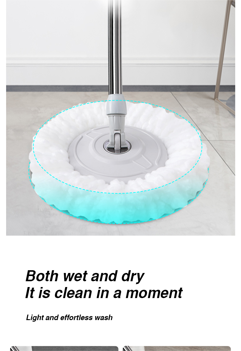 Mop With Spinner and Bucket Stainless Spinner 360 Easy Rotating Map ...