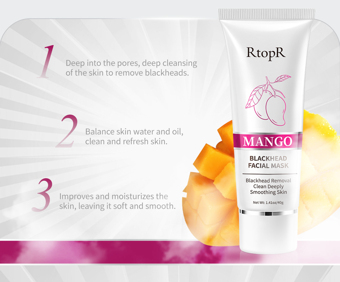 RtopR FDA Mango Blackhead Remover Mask Acne Treatment Deep Cleansing ...