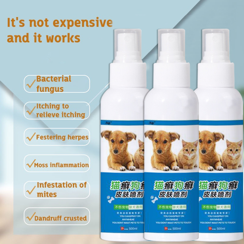 Wutuns Pet Skin Treatment For Dogs Pet Anti Fungal Spray Dog Skin ...