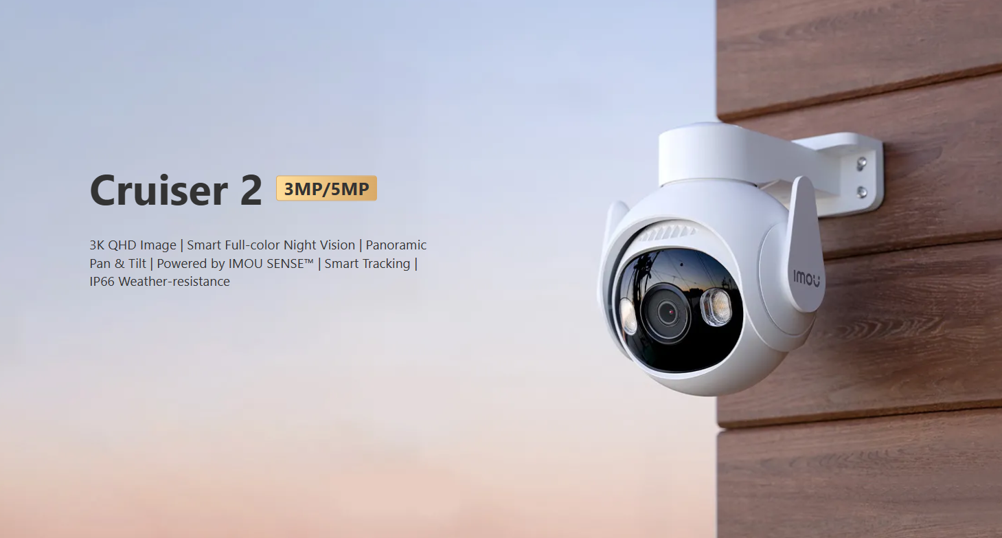 Imou Cruiser 2 5MP Outdoor Wi-Fi Pan & Tilt Camera (IPC-GS7EN-5MOWE ...