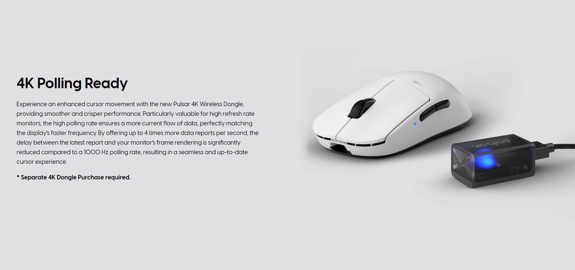 Pulsar X2A Ultralight Wireless Ambidextrous Gaming Mouse (White ...