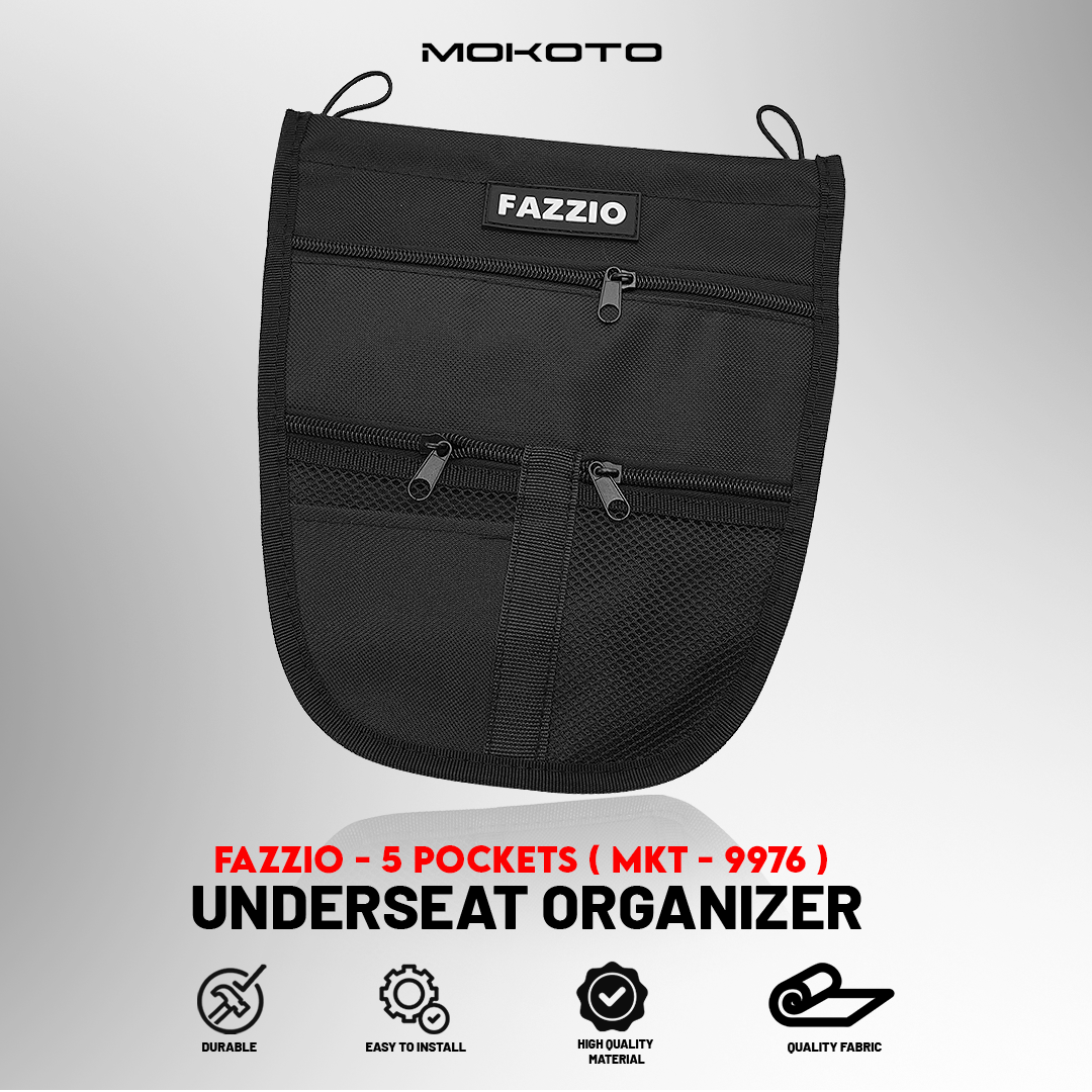 YAMAHA MIO FAZZIO UNDERSEAT ORGANIZER 5 POCKETS FOR MIO FAZZIO ...