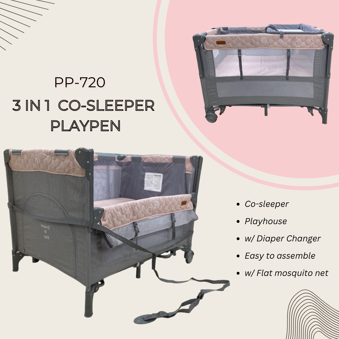 Apruva 3 in 1 CoSleeper Playpen with Rocker and Diaper Changer PP720 ...