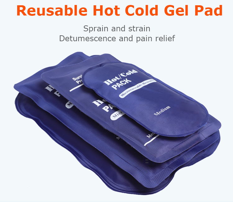 Hot/Cold Packs，Reusable Cold Hot Therapy Gel Pad Ice Pack for Injuries ...