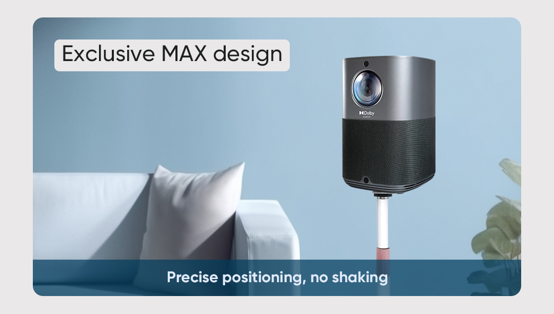 Eroc Projector Stand up to 160cm Adjustable & Foldable w/ Tray for Max ...