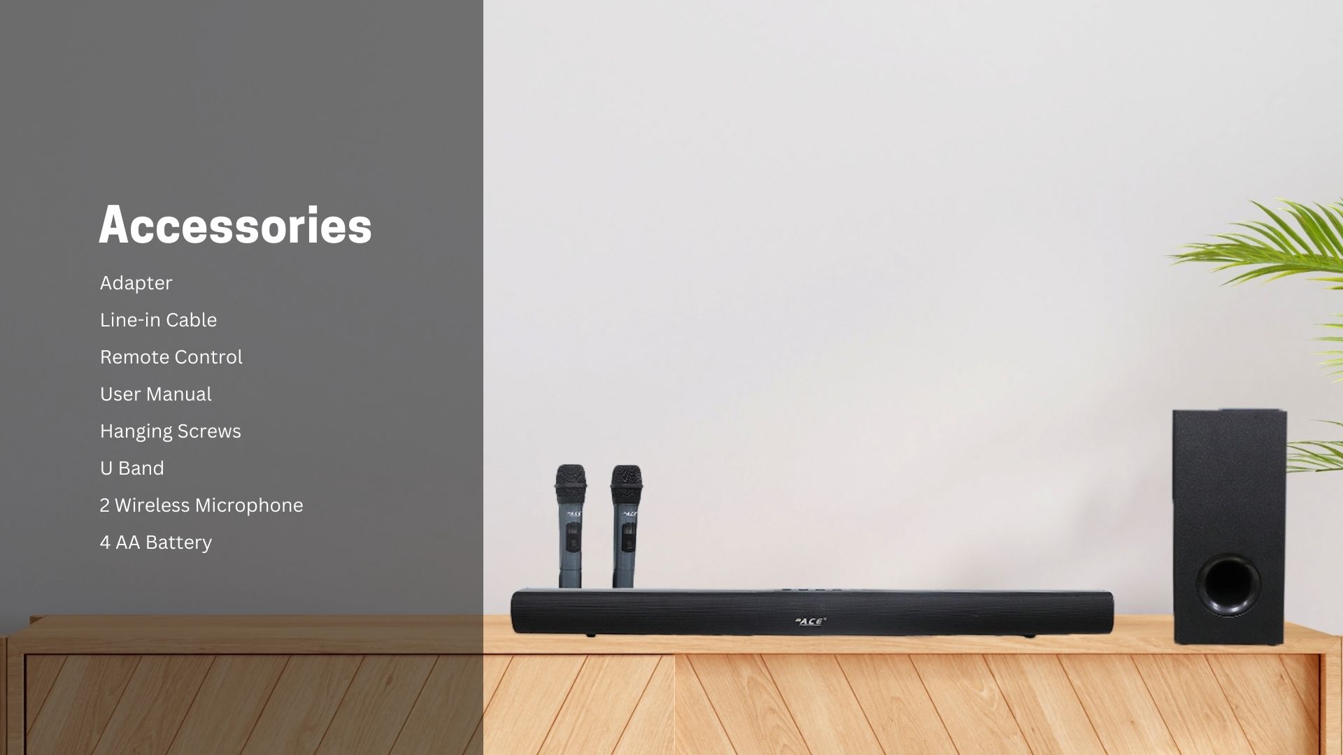 ACE ET-K31TS Bluetooth Soundbar with Subwoofer | Shopee Philippines