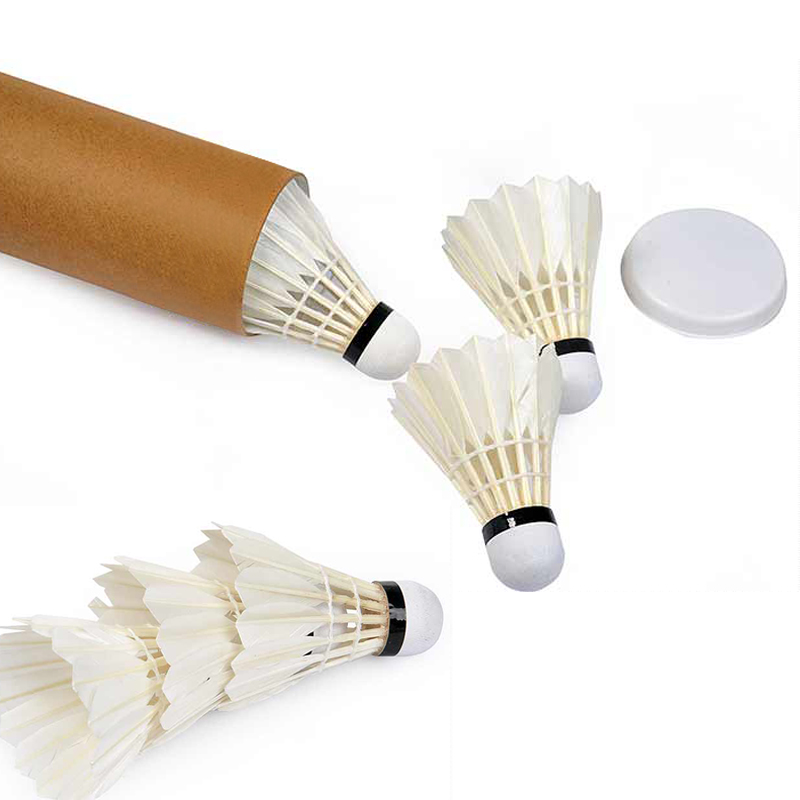 Olyhealth Feather Shuttlecock For Badminton 3Pcs/6Pcs /12Pcs | Shopee ...
