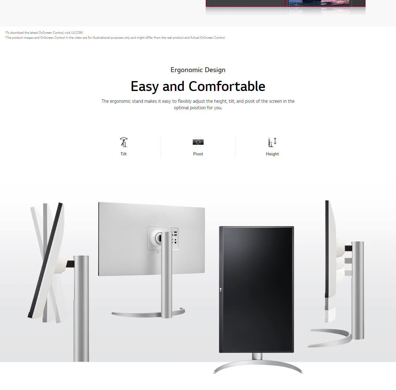 LG 27UP850N-W 27" IPS 60Hz 4K UHD HDR Monitor VESA, HDMI DisplayPort ...