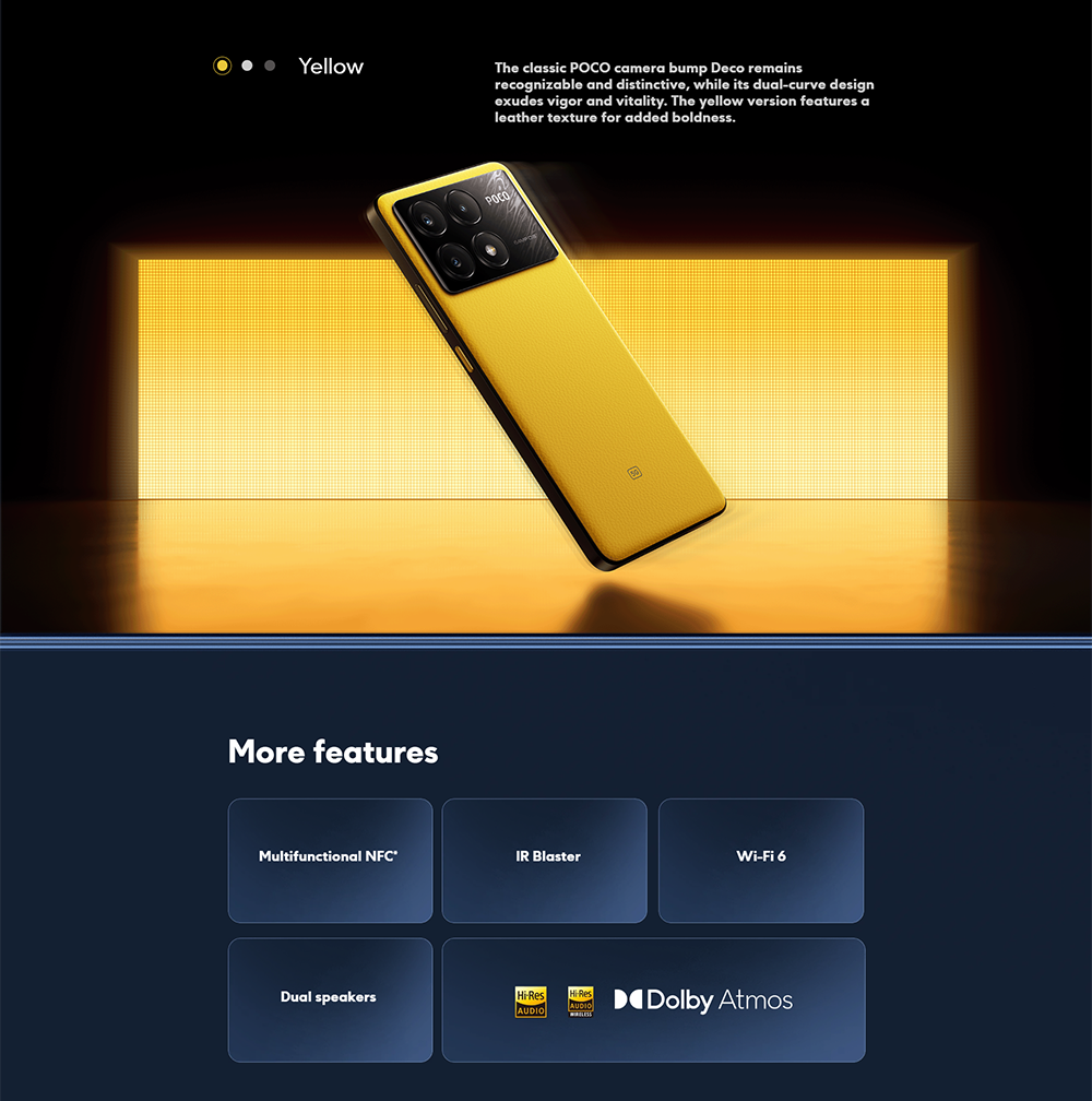 POCO X6 Pro 5G Dimensity 8300-Ultra Processor 8GB/12GB + 256GB/512GB ...