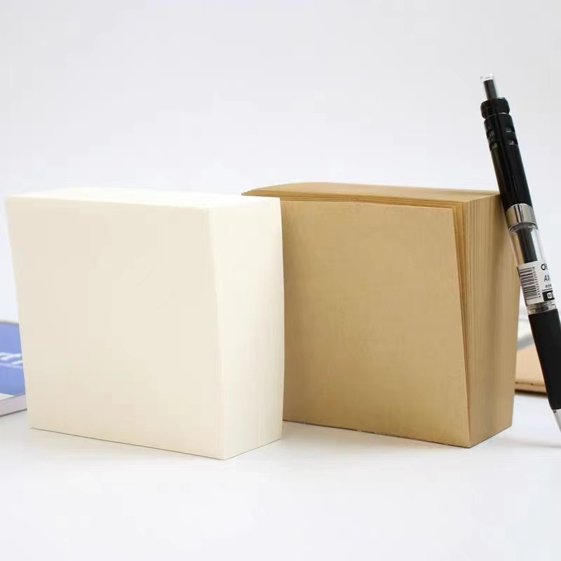 400Sheets Sticky Note 9.7cm Large Memo Notepad Thickened Square Student ...