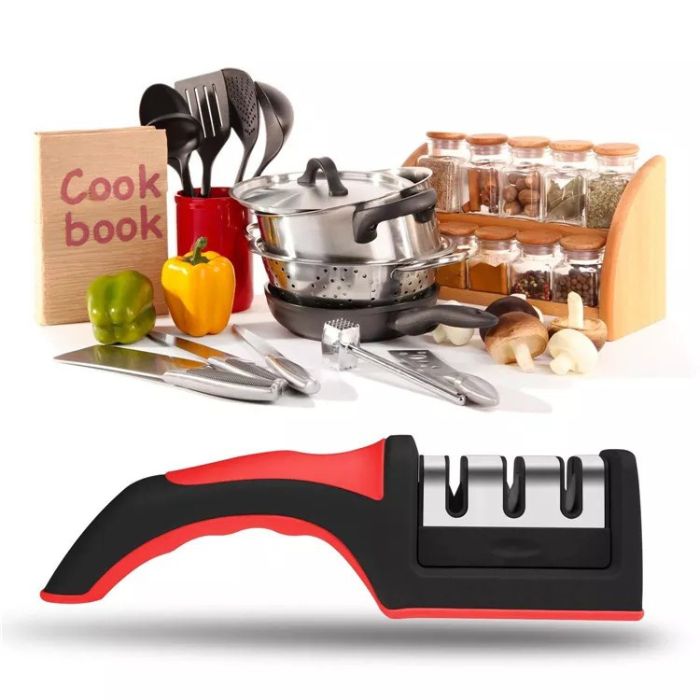 Portable Kitchen Knife Sharpener Handheld Suitable for All Knives ...