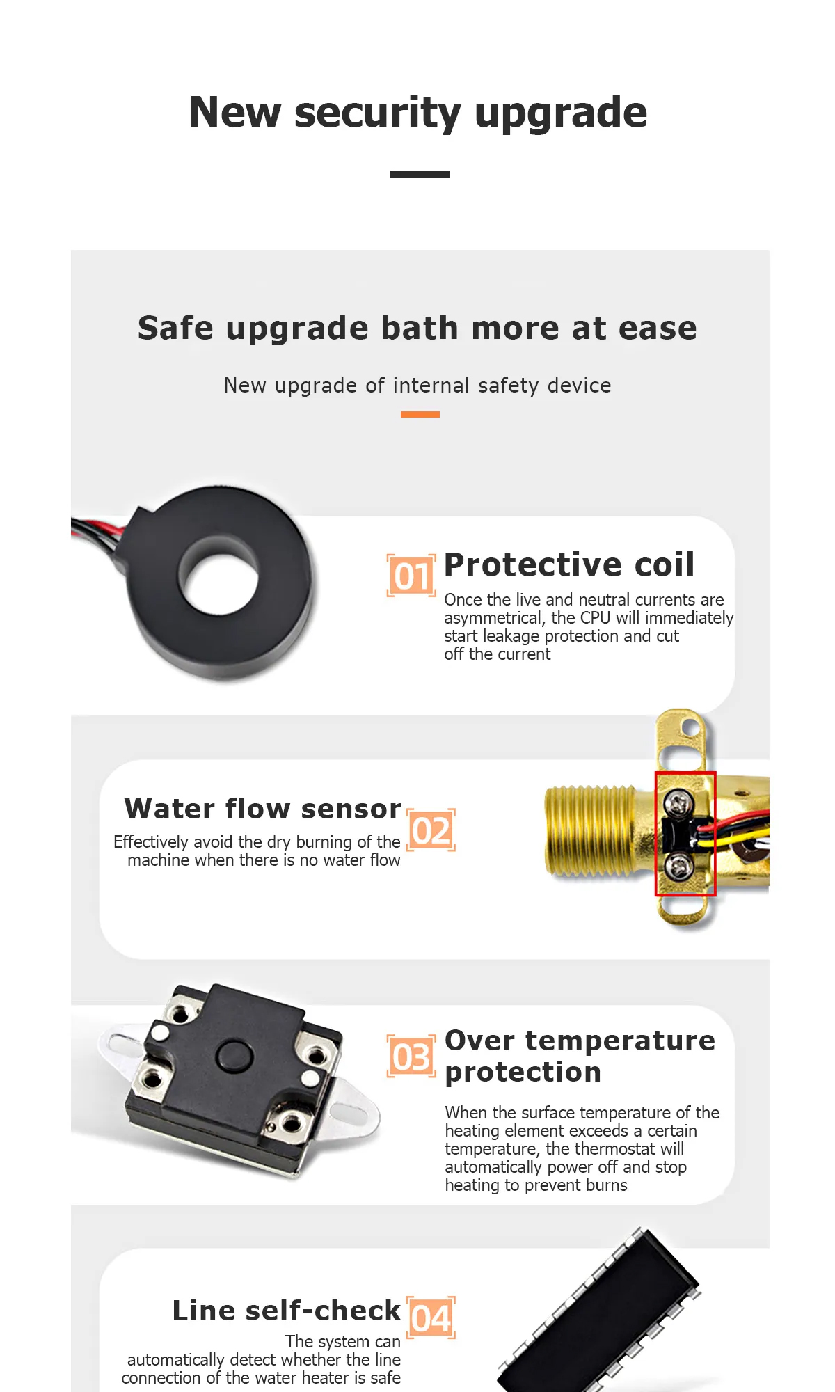 SHANBEN Speed heat 6500W electric water heater bathroom household ... SHANBEN Speed heat 6500W electric water heater bathroom household ...