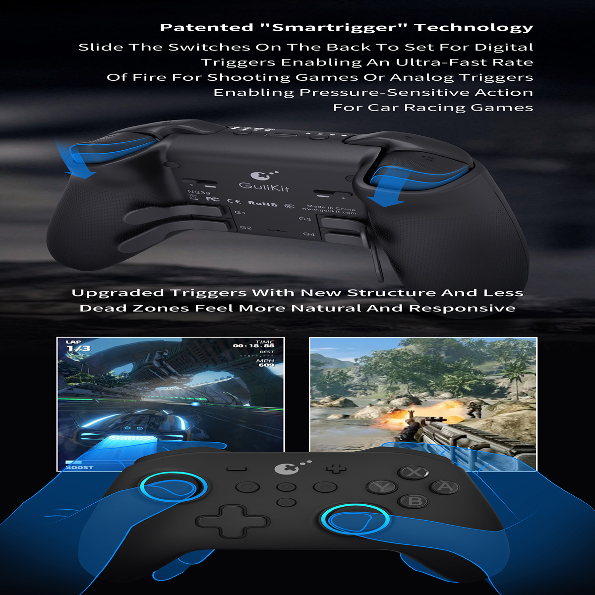 Nintendo Switch Gulikit Kingkong 3 Max Controller | Shopee Philippines