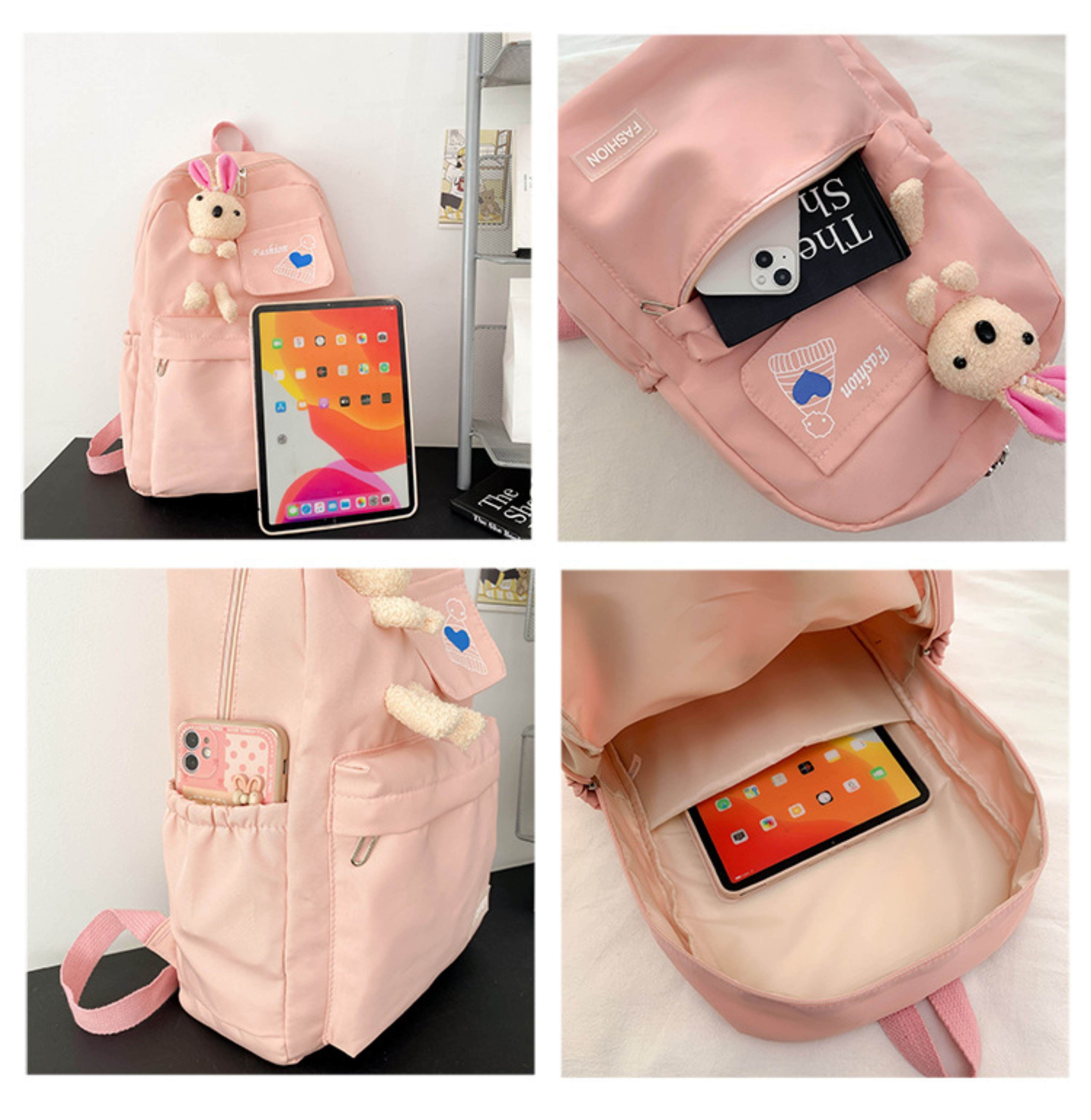 YQY Japanese bear backpack new trend fashion casual backpack student ...