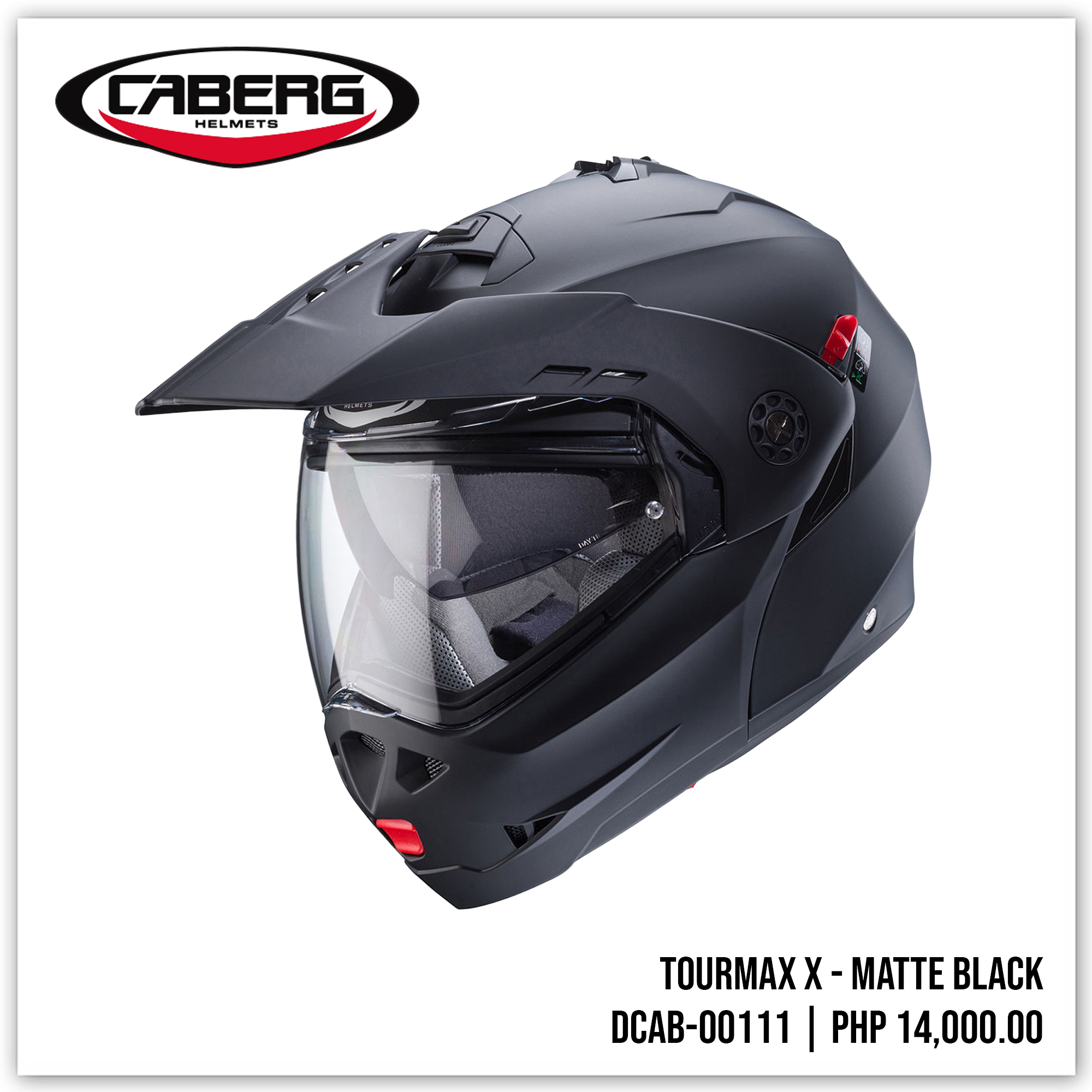 CABERG Tourmax X Gloss/Matte Flip-Up Helmet (M-XL) (Made In Italy ...