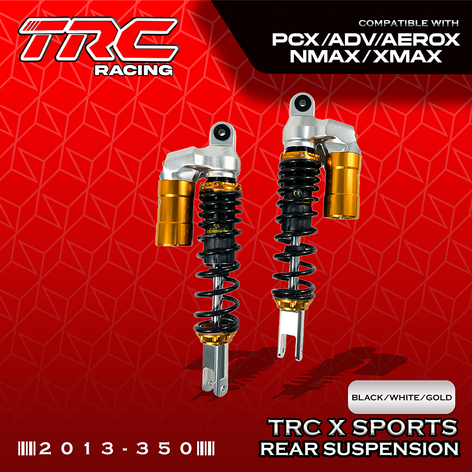 TRC Racing Shock Absorber Suspension X SPORT 350mm NMAX/XMAX/AEROX/ADV ...