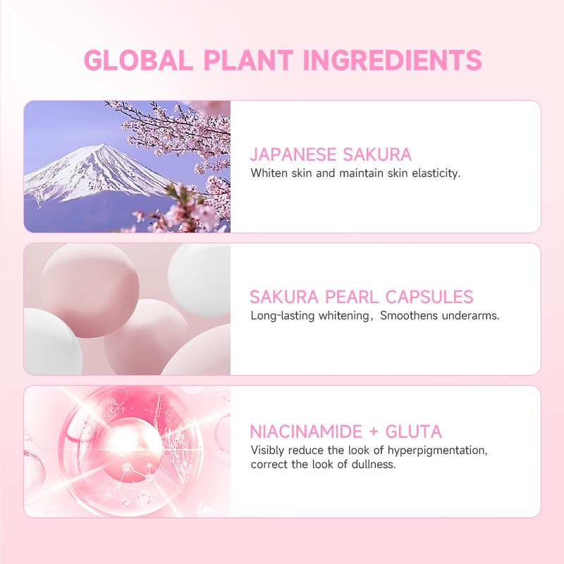KOI [BUNDLE SET] Sakura Pearls 5X Underarm Whitening and Orange ...